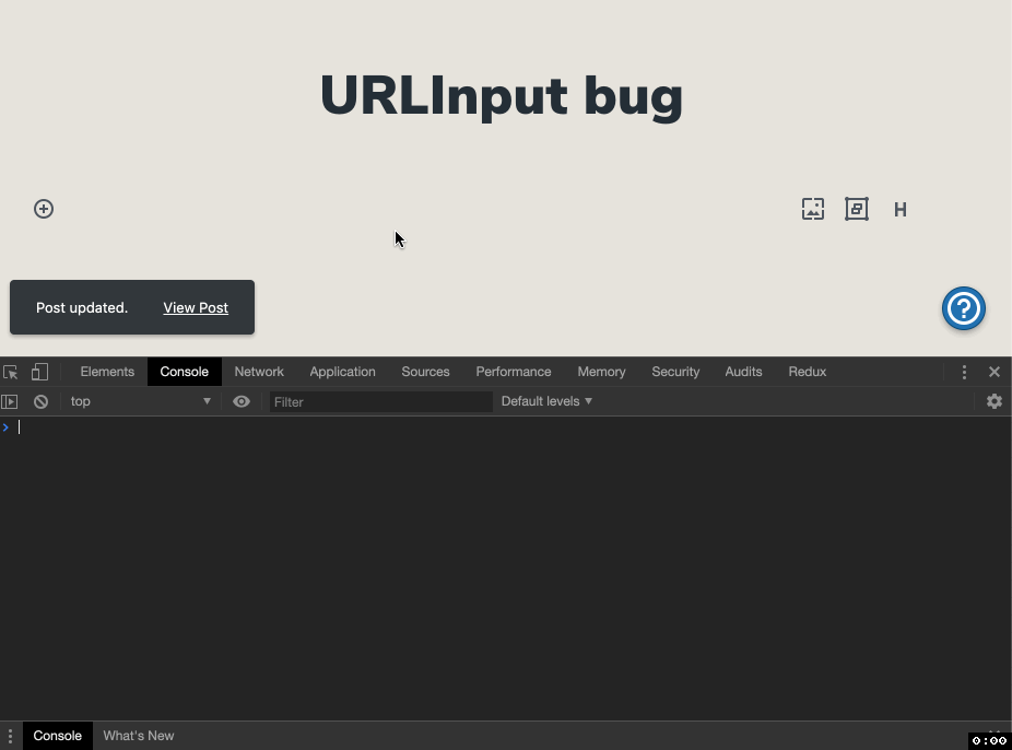 URLInput: pressing key down key produces an error · Issue #18086 ...