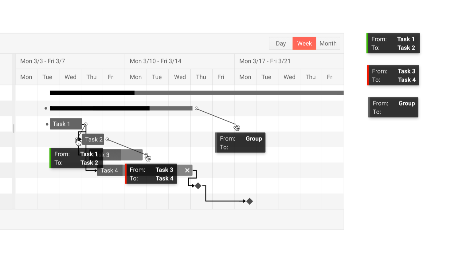 Add Styles For Gantt Live Dependency Validation Tooltip · Issue 3163