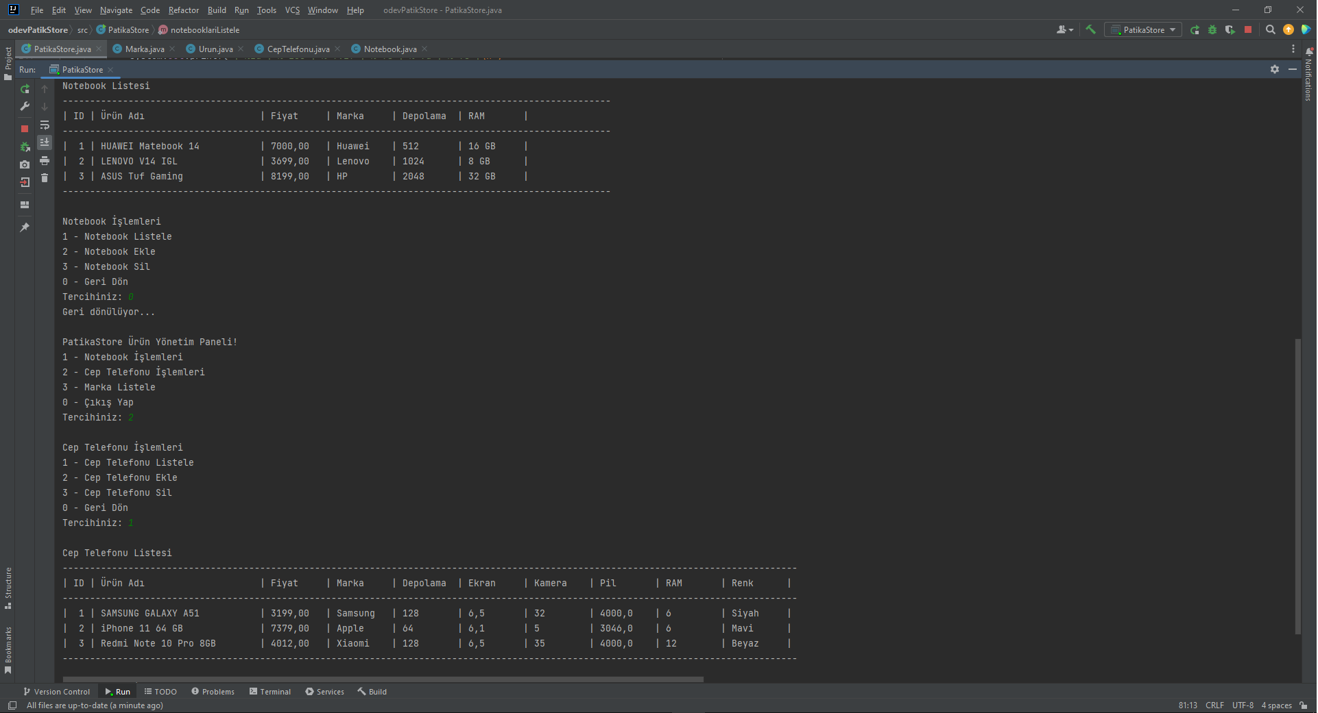 GitHub - emirakdemir/patikaStore: Java 102 Odev | Patika.dev&Garanti ...