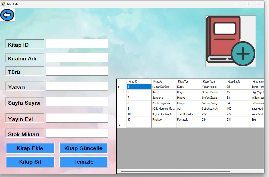 GitHub - yilmaz-hcsm/cSharp_Kutuphane_Otomasyon: C# ile Kütüphane Otomasyonu