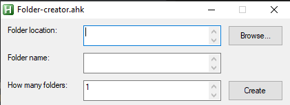 GitHub - Ossi05/Folder-creator: Create folders in Autohotkey
