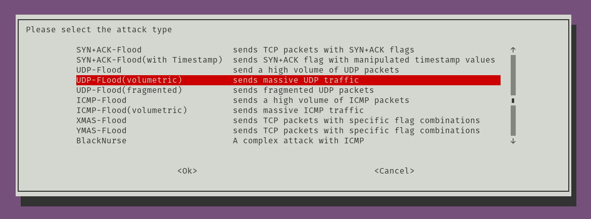 GitHub - yusufarbc/DoS-Attack-Framework: A TUI enviorment for ...