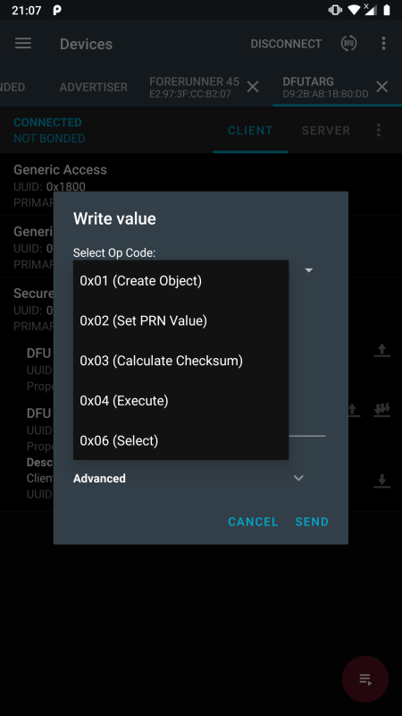 [dfu] Missing Op Code For Dfu Control Point · Issue 149