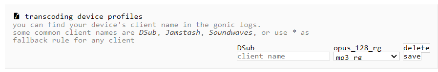 Allow Flexible transcode · Issue #241 · sentriz/gonic · GitHub
