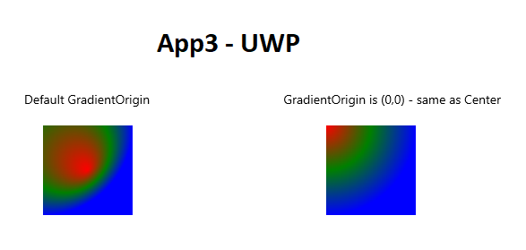 [Bug] RadialGradientBrush behavior is wrong on UWP · Issue #14801 · xamarin/Xamarin.Forms · GitHub