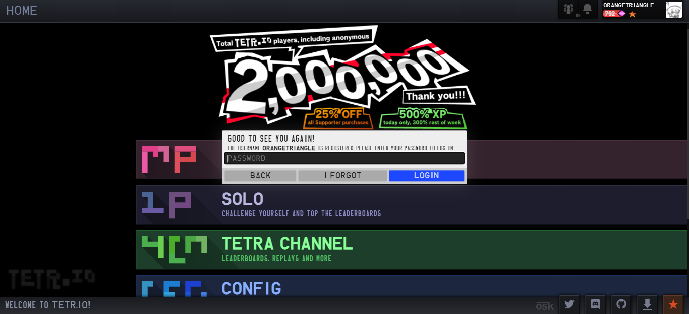 Login screen / Main Menu overlay · Issue #707 · tetrio/issues · GitHub