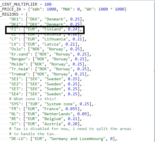 Configurable VAT percent · Issue #210 · custom-components/nordpool · GitHub