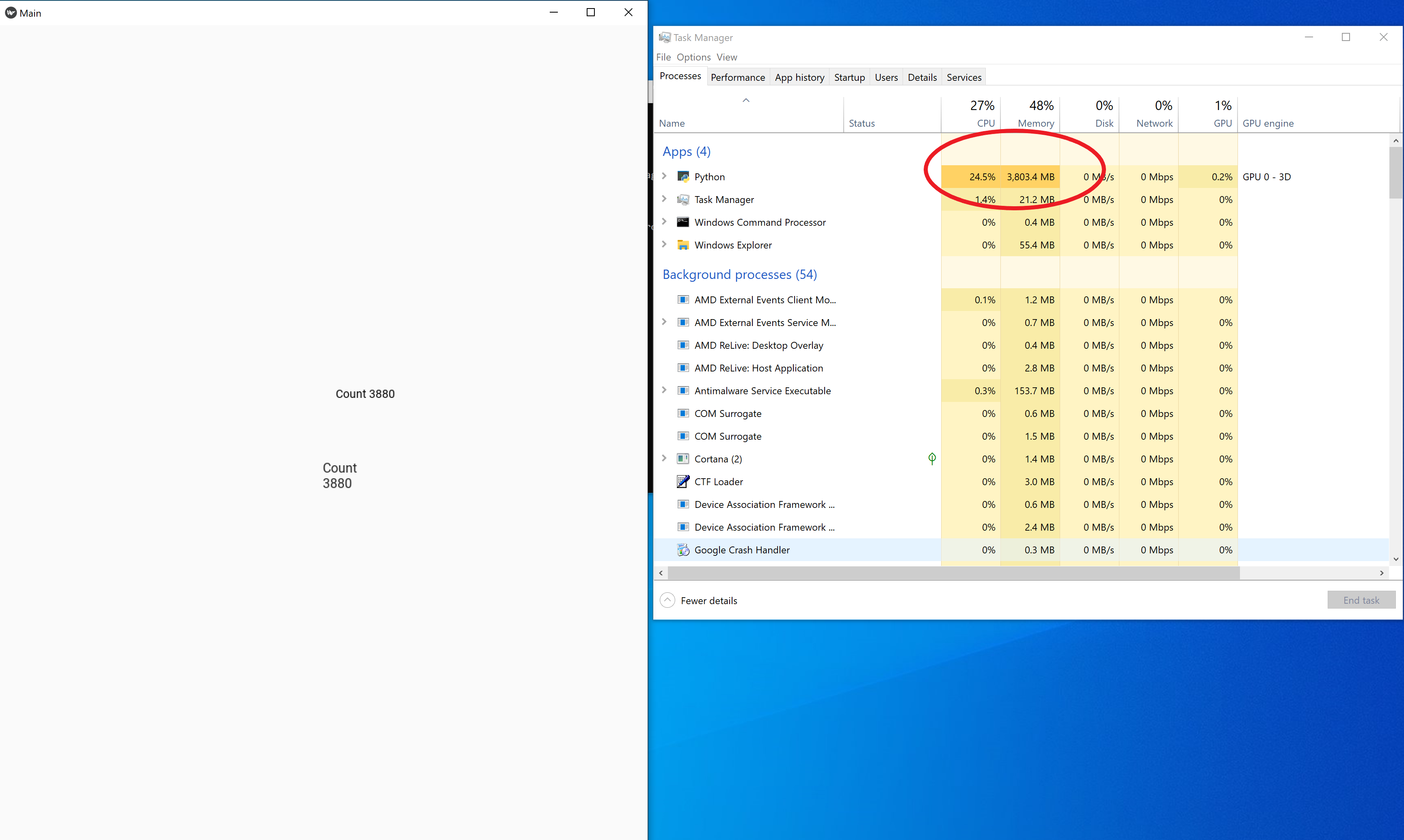 Potential memory leak when adding and deleting dynamic widgets · Issue #1332 · kivymd/KivyMD ...