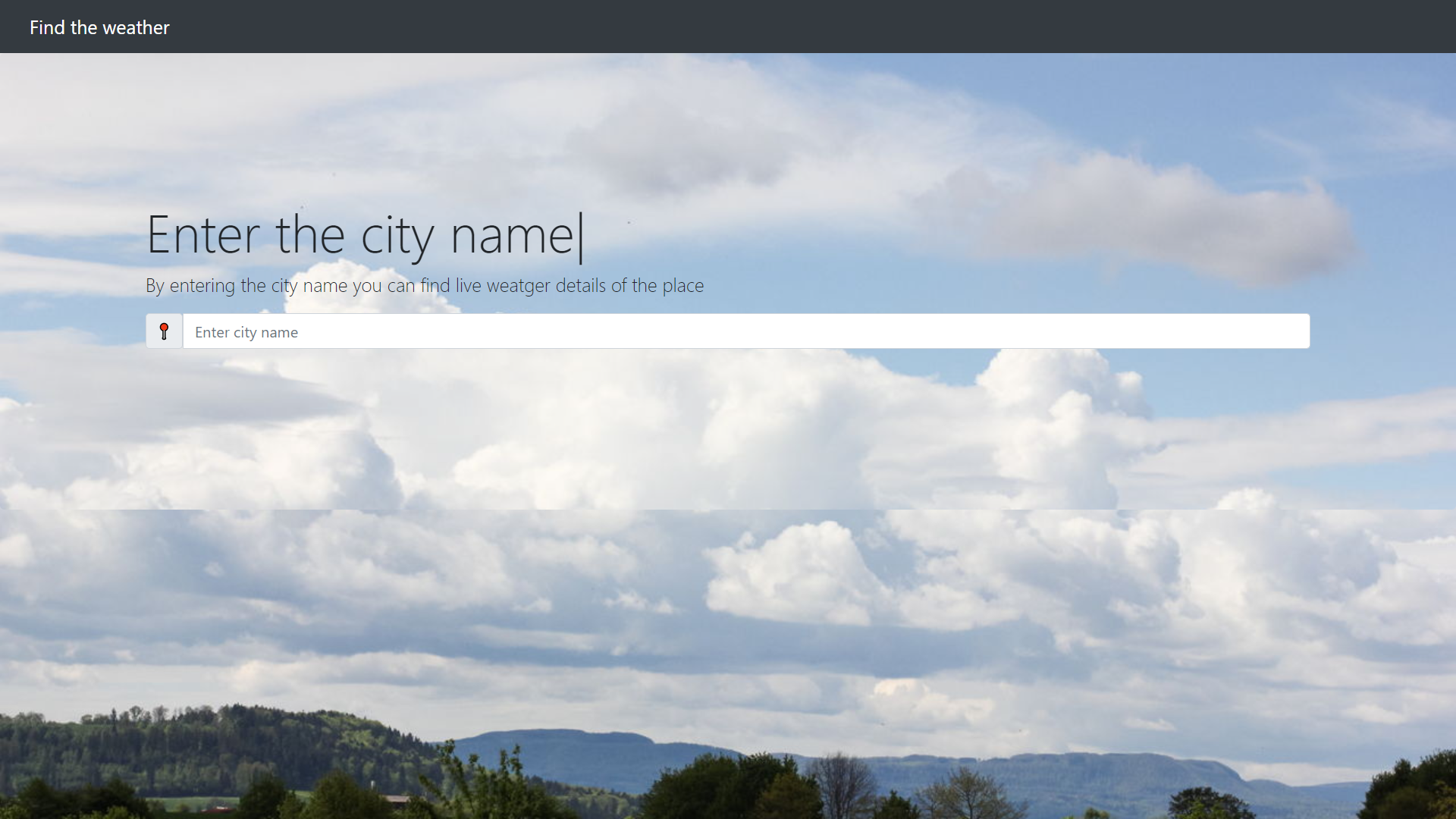 GitHub - anjalipartapure/Live-Weather-Information-Website