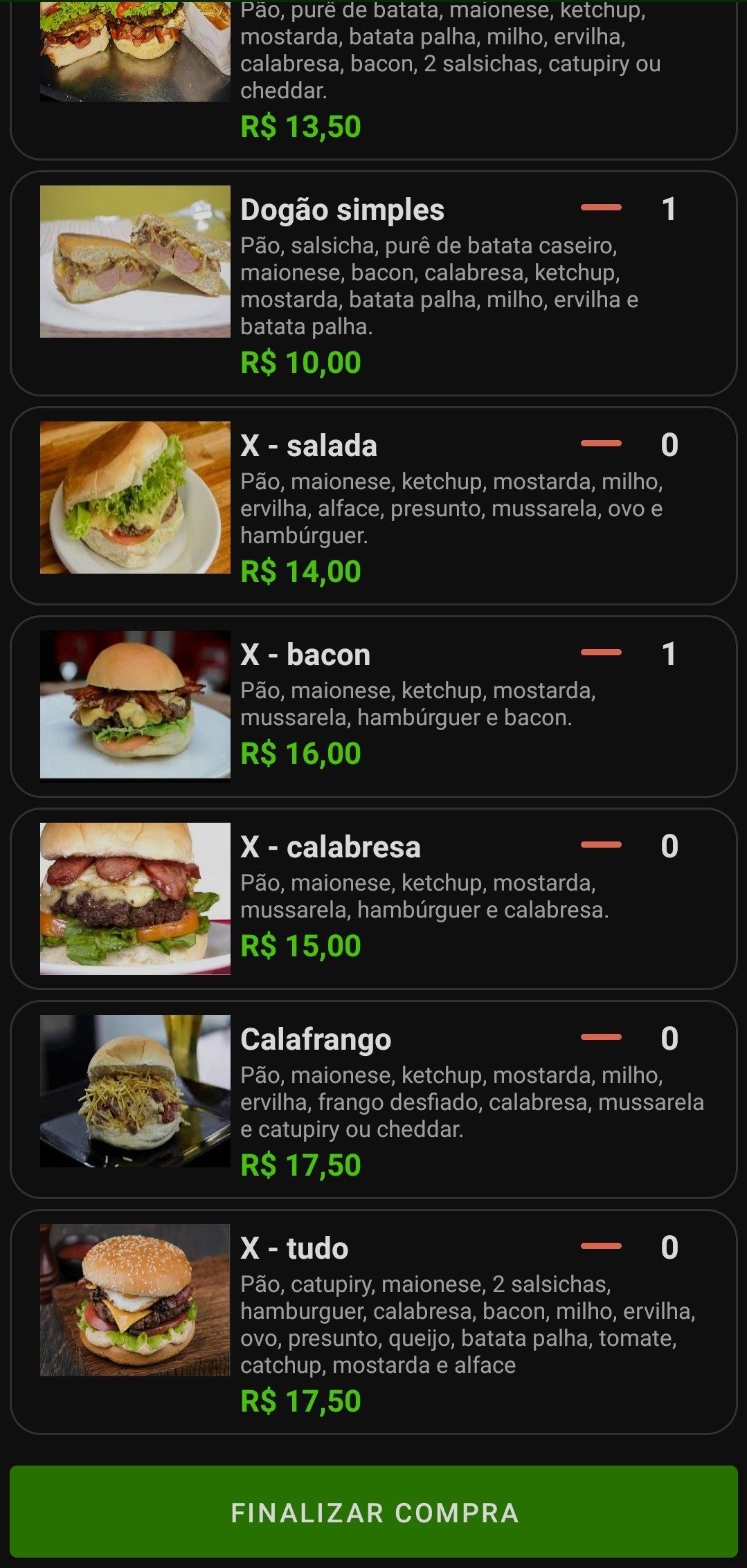 GitHub - Isaachbt/Lanche: App para lanchonete, offline apenas como template em java