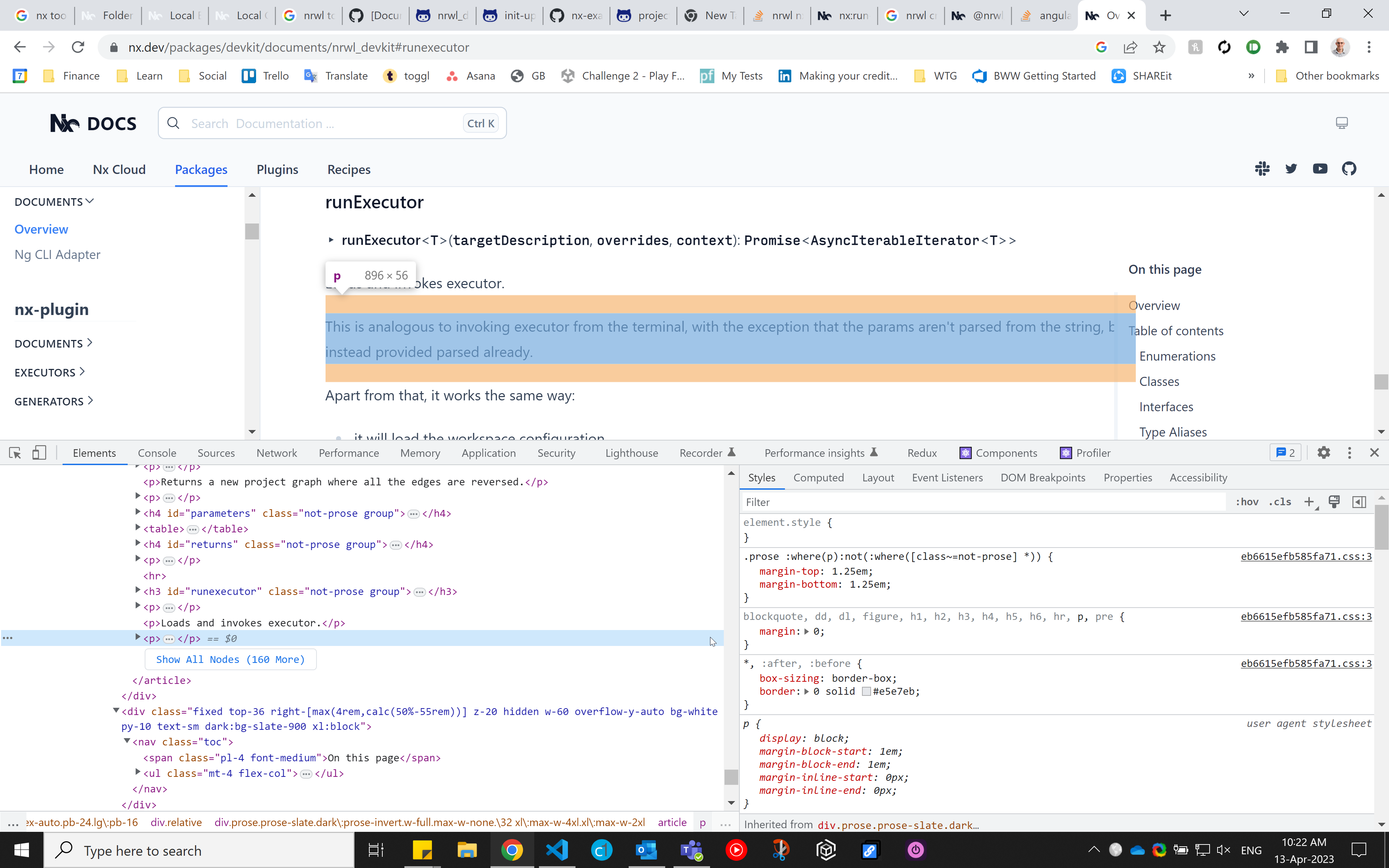 Website TOC covers content · Issue #16279 · nrwl/nx · GitHub