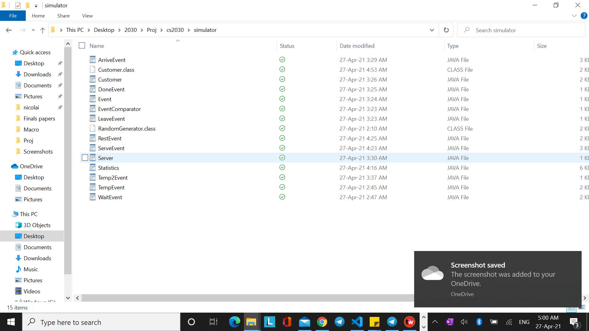 Project Level 5 Compiling · Issue #380 · nus-cs2030/2021-s2 · GitHub