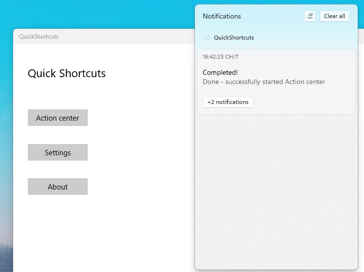 GitHub - lebao3105/UWPQuickshortcuts: A minimal quick launcher for UWP Platform.