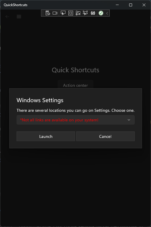 GitHub - lebao3105/UWPQuickshortcuts: A minimal quick launcher for UWP Platform.