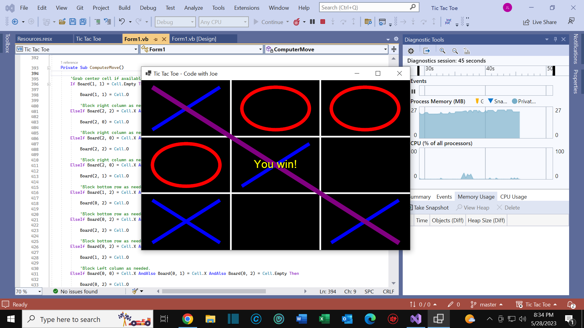 GitHub - JoeLumbley/Tic-Tac-Toe: In this app we remake the classic ...