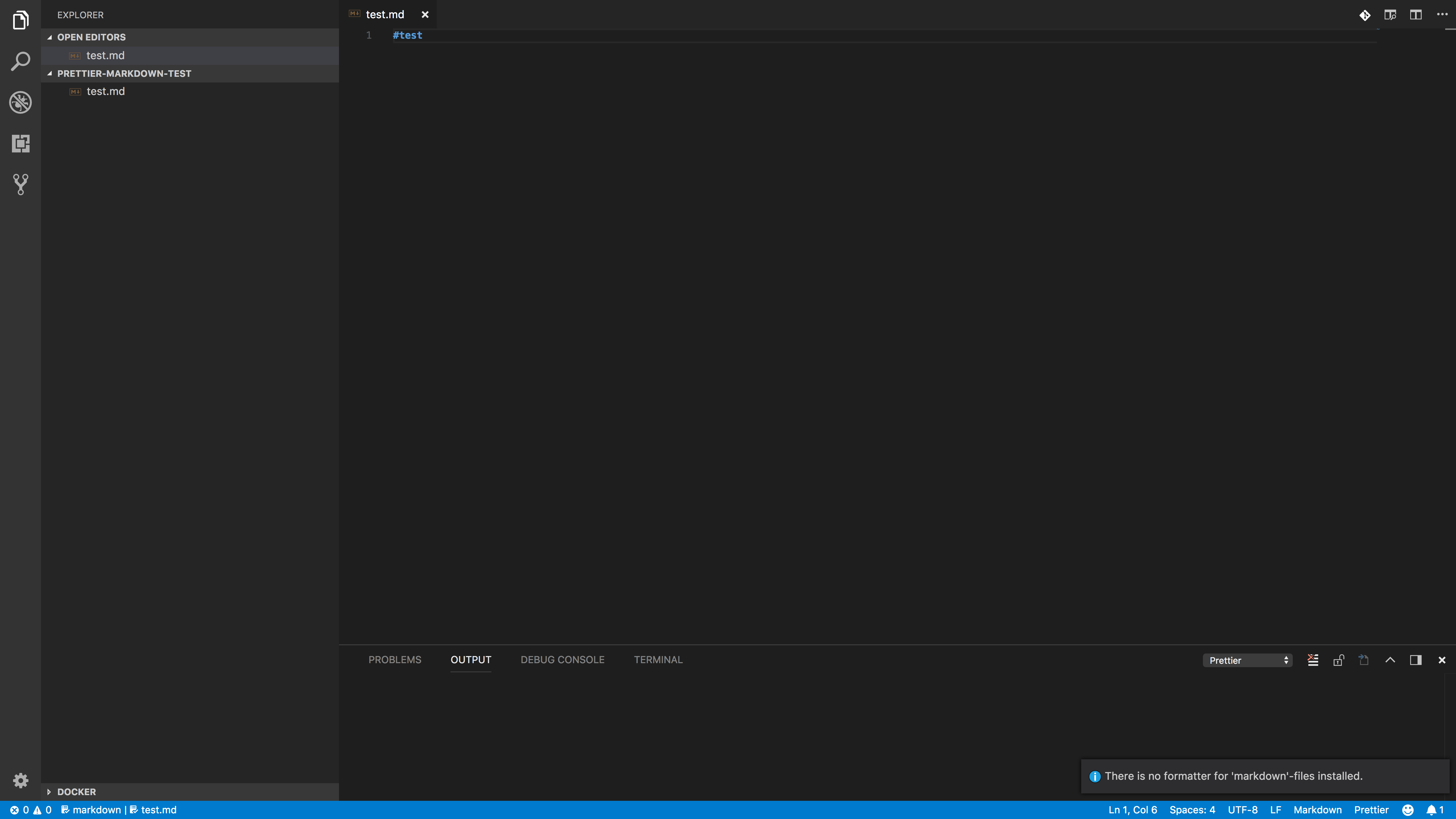 how to enable formatting of Markdown files · Issue #402 · prettier/prettier-vscode · GitHub