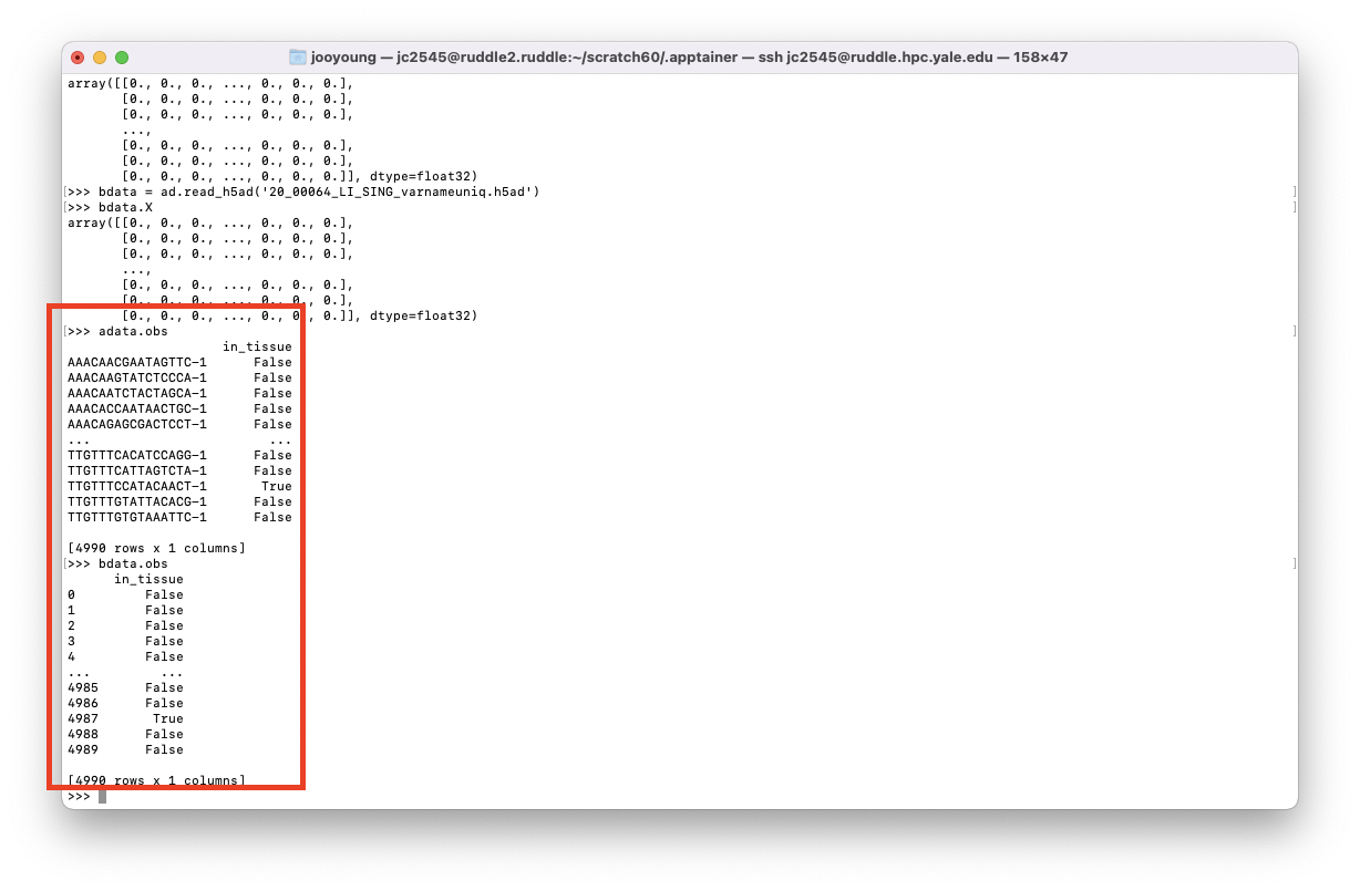 Filter Genes Cli Indexerror Only Integers Slices ` ` Ellipsis ` ` Numpy Newaxis