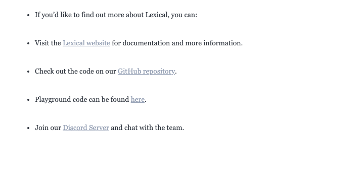 Bug: One list instead of two seperate · Issue #3433 · facebook/lexical · GitHub
