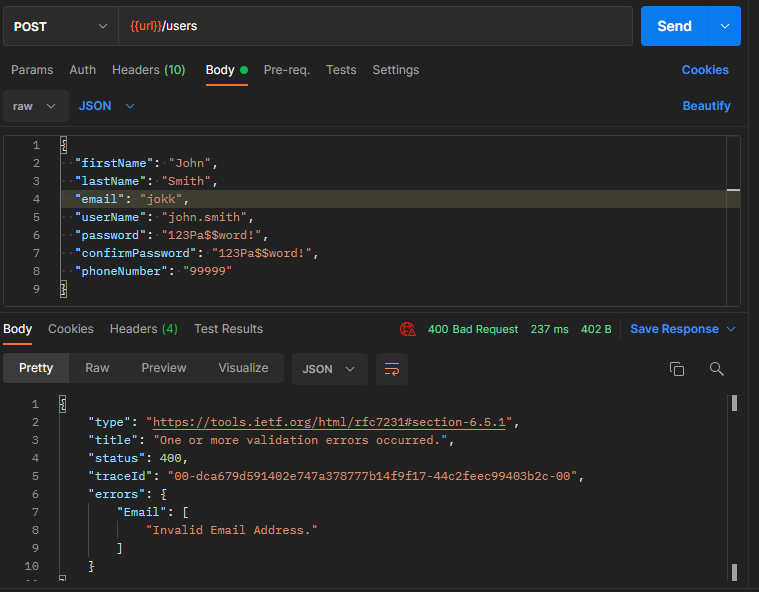 Create New User Bug · Issue #488 · fullstackhero/dotnet-starter-kit · GitHub