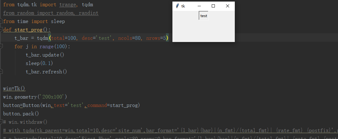 tqdm.tk: tk.py for tqdm ,more one Tk() in code · Issue #1129 · tqdm ...
