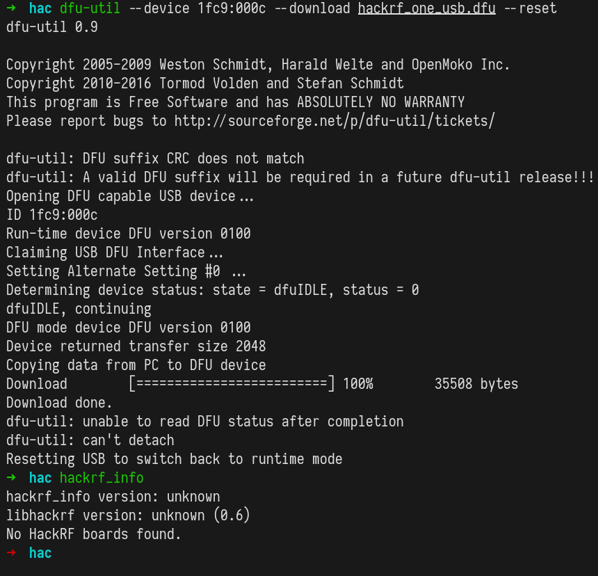 unable to go to hackrf mode · Issue #641 · portapack-mayhem/mayhem ...