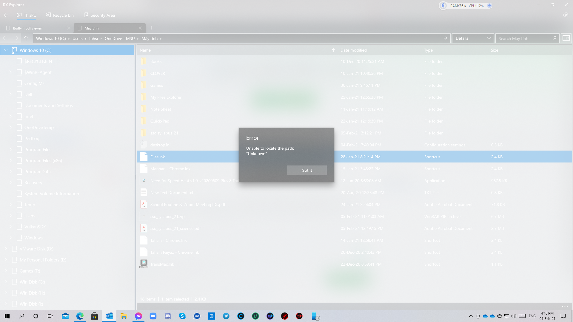 RX-Explorer can't open shortcuts · Issue #106 · zhuxb711/RX-Explorer ...