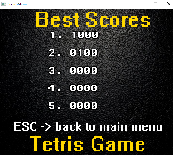 Github Vladikommysimpletetrisgame This Is My First Game In My Portfolio This Project Is 