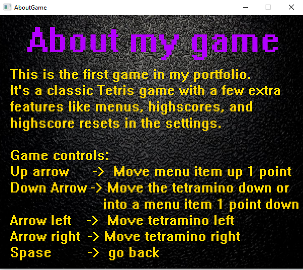 Github Vladikommysimpletetrisgame This Is My First Game In My Portfolio This Project Is