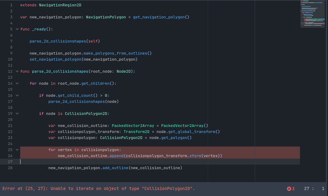 unable to iterate object of collisionpolygon2d · Issue #7088 · godotengine/godot-docs · GitHub