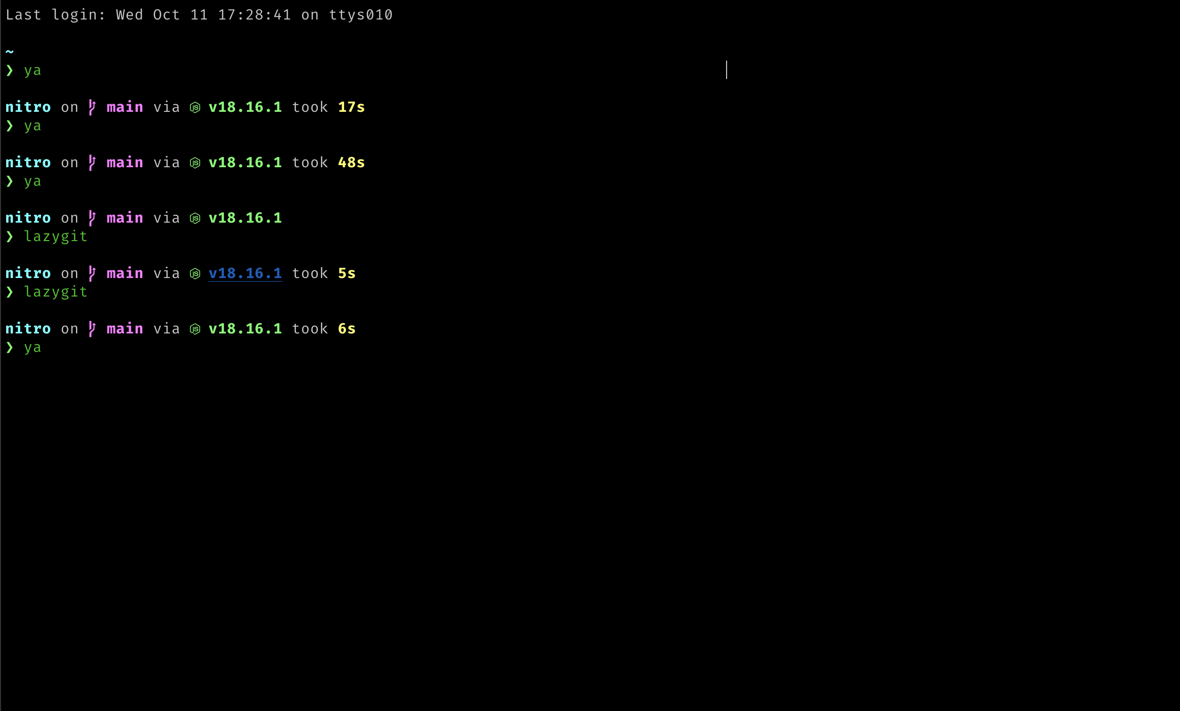 lazygit via Shell very laggy · Issue #256 · sxyazi/yazi · GitHub