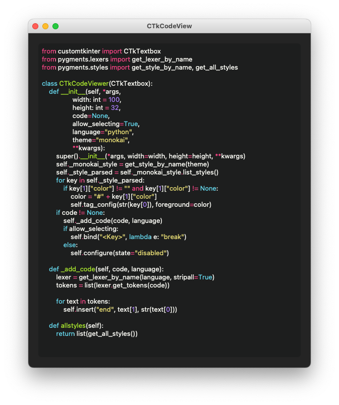GitHub - rigvedmaanas/CustomTkinterCodeViewer: This is a small package ...