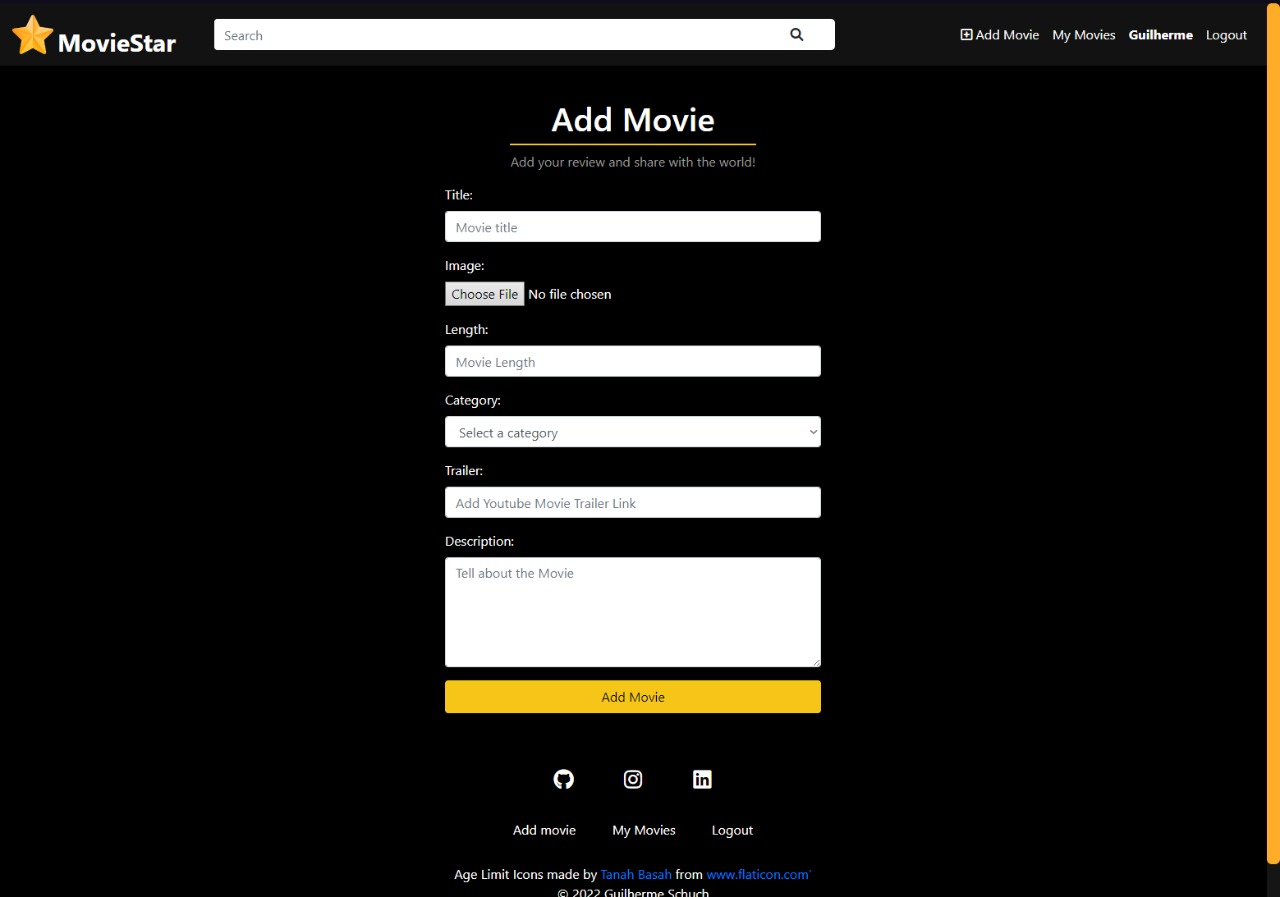 GitHub - GuilhermeSchuch/MovieStarPublic: Este repositório é a versão pública do projeto ...