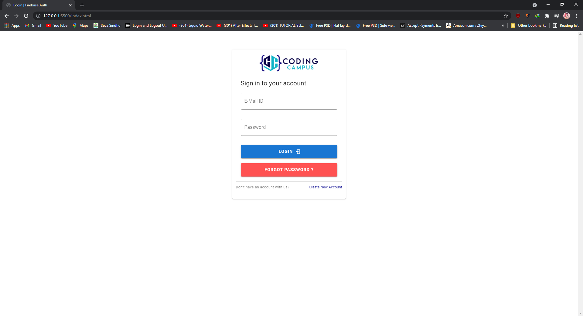 Github Codingcampus4uvuejs With Firebase Firebase Auth Using Vuejs 4383