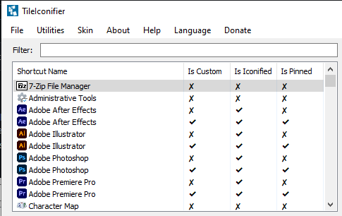 Adobe programs still showing white even I have created custom shortcut · Issue #294 · Jonno12345 ...