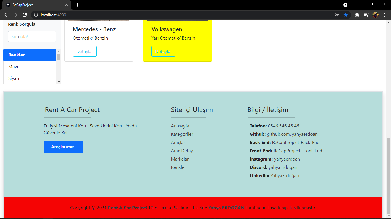 GitHub - yahyaerdoan/ReCapProject-Front-End
