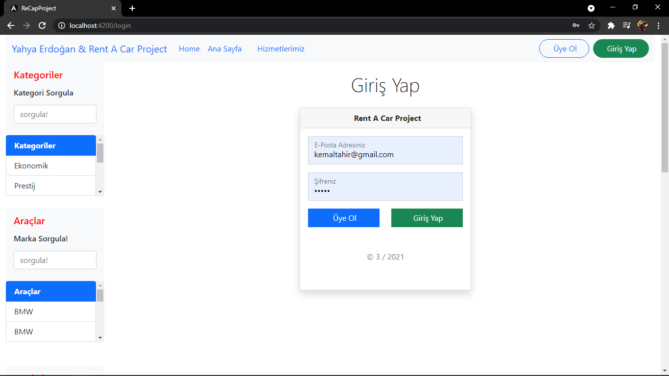 GitHub - yahyaerdoan/ReCapProject-Front-End