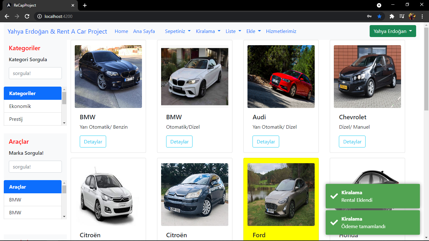 GitHub - yahyaerdoan/ReCapProject-Front-End