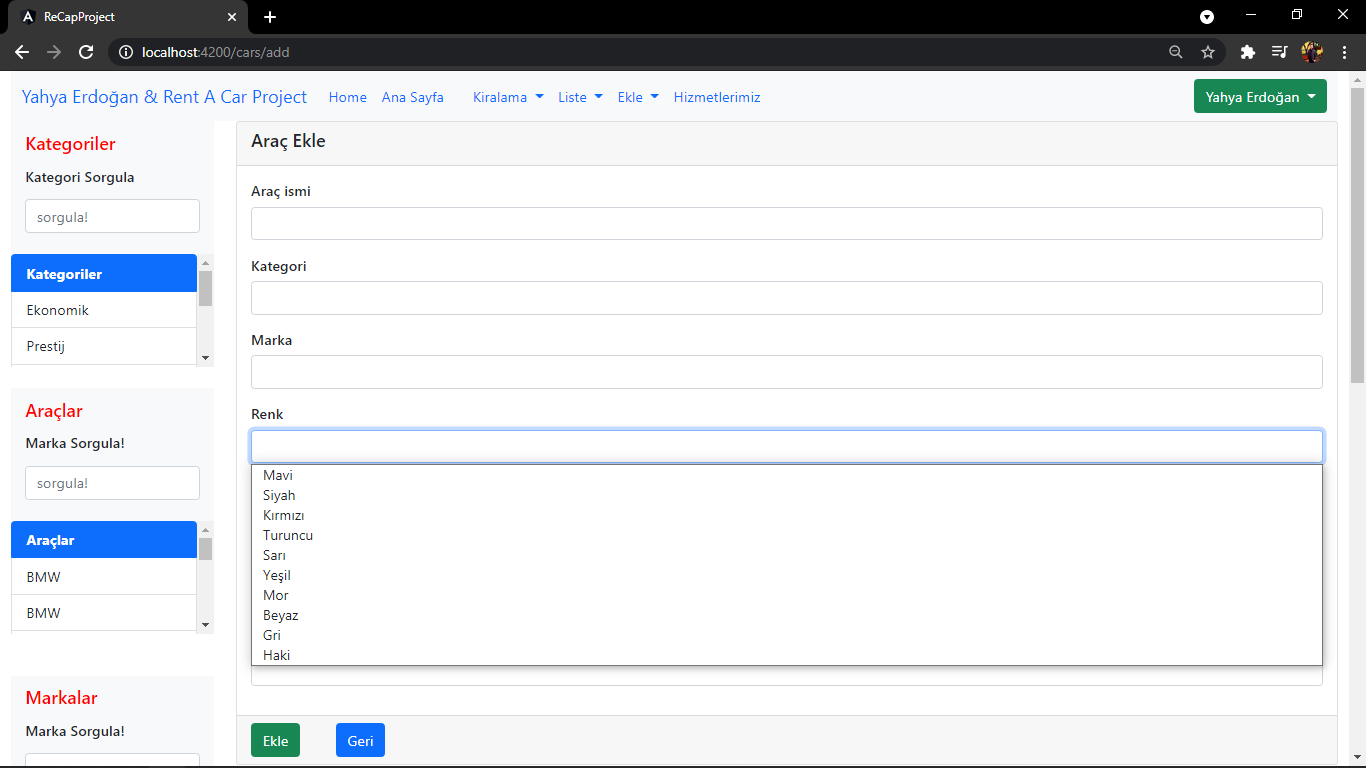 GitHub - yahyaerdoan/ReCapProject-Front-End