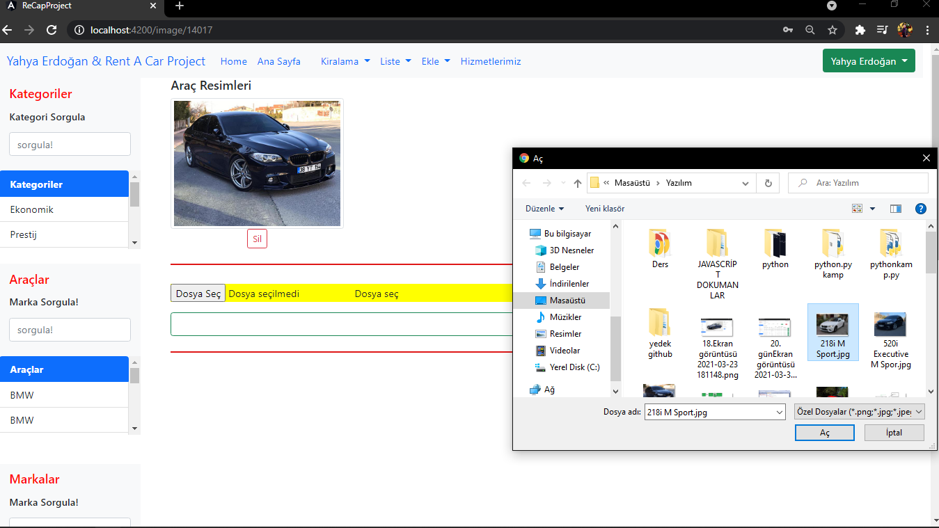 GitHub - yahyaerdoan/ReCapProject-Front-End