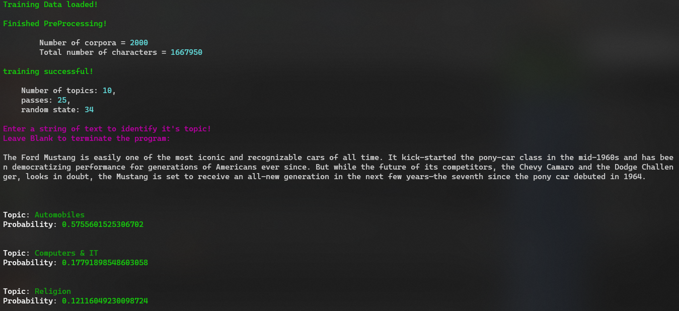 GitHub - Prathamesh-Ghatole/Document-Topic-Modelling: Document Topic ...