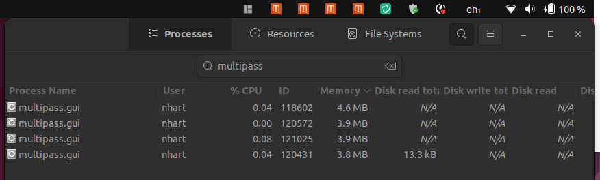 Launching via icon spawns new tray processes · Issue #2900 · canonical/multipass · GitHub
