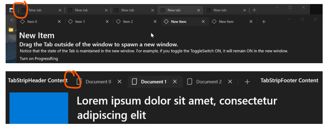 Proposal: Add separator between TabView header and tabs · Issue #5791 · microsoft/microsoft-ui ...