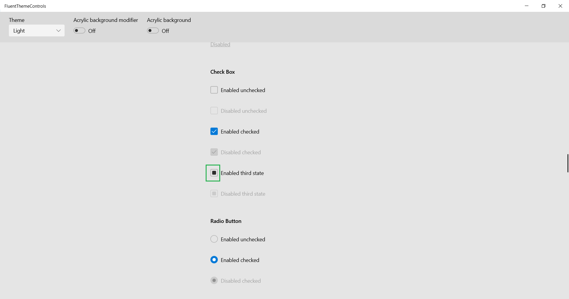 Indeterminate check box state is not clearly identifiable in high ...