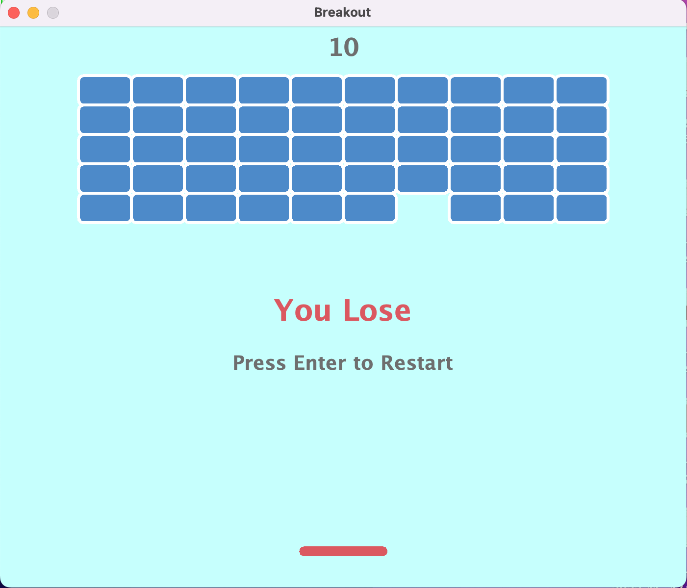 GitHub - ognimoddd/breakout-game: Breakout · Game Application · Java