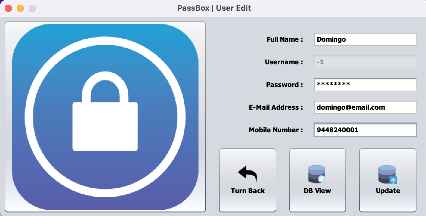 GitHub - ognimoddd/passbox: Passbox · Password management · Java, SQL