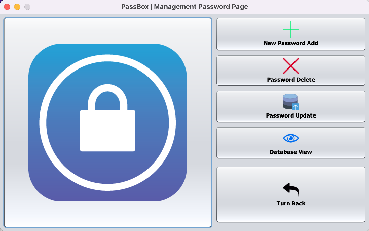 GitHub - ognimoddd/passbox: Passbox · Password management · Java, SQL