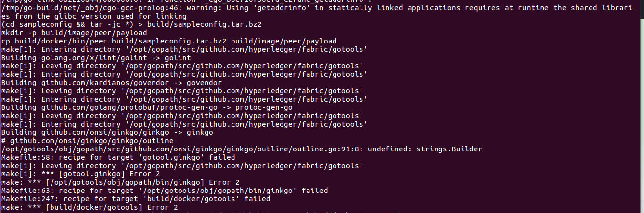 Makefile :58 : Recipe for target gotool.ginkgo failed · Issue #4965 · lightningnetwork/lnd · GitHub