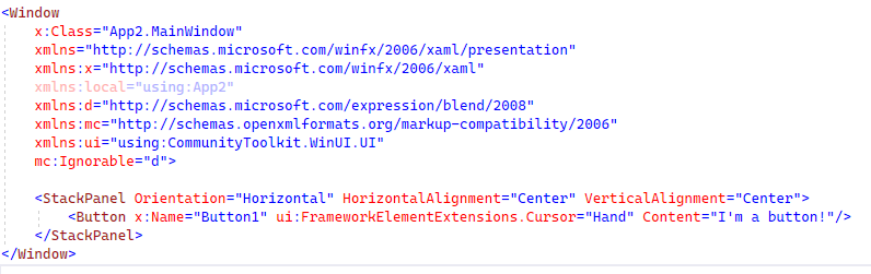 FrameworkElementExtensions.Cursor Does Not Work in Windows App SDK ...
