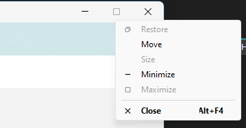 IsMaximizable = false but Maximize menu item was Enabled in right click Context menu on titlebar ...
